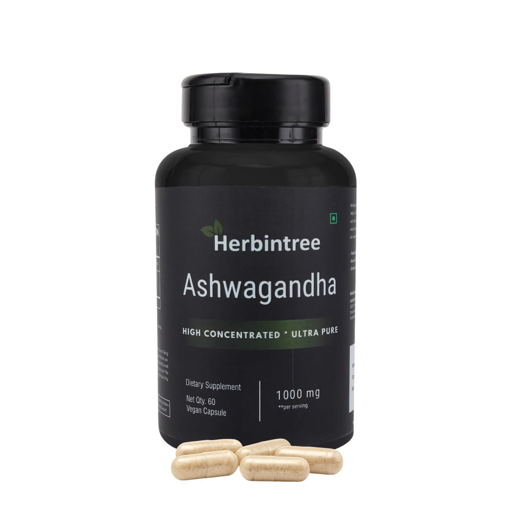 HERBINTREE Ashwagandha 1000 mg capsules