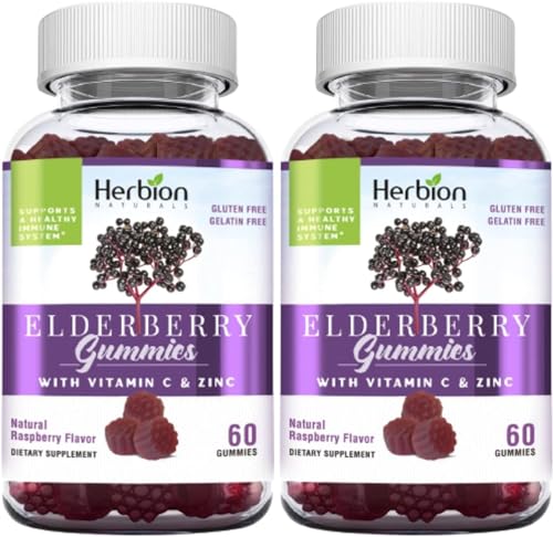 HERBION elderberry gummies for immune support