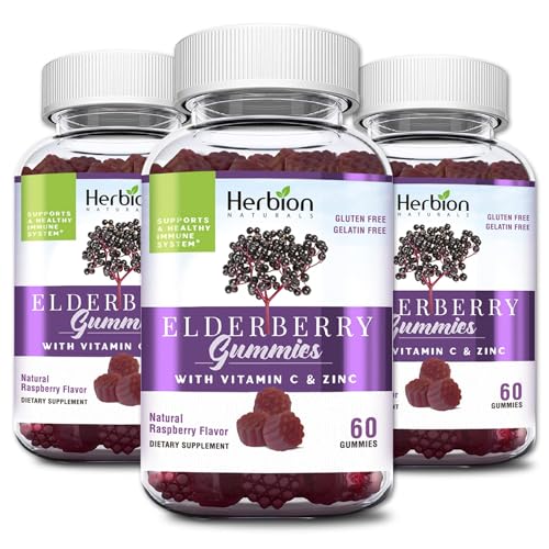 HERBION elderberry gummies for immune support