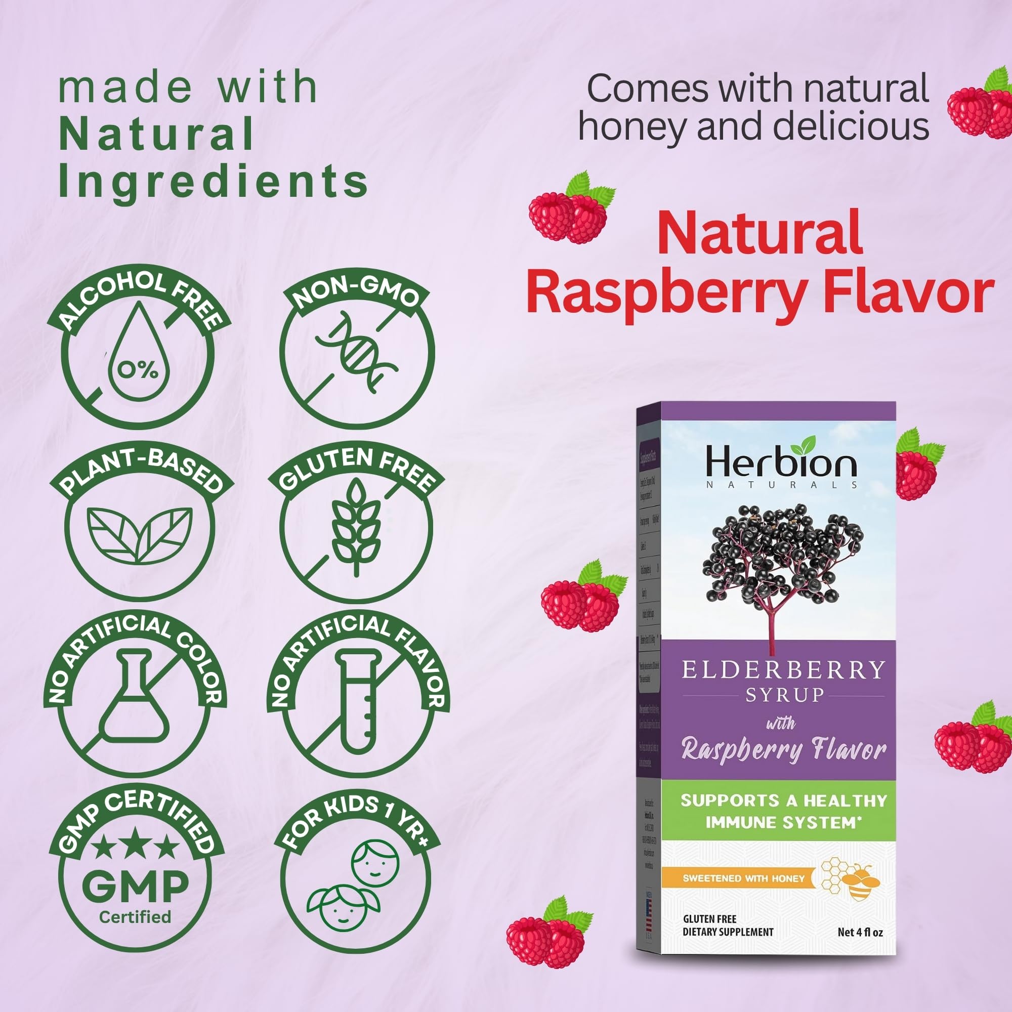 HERBION elderberry syrup pack of two
