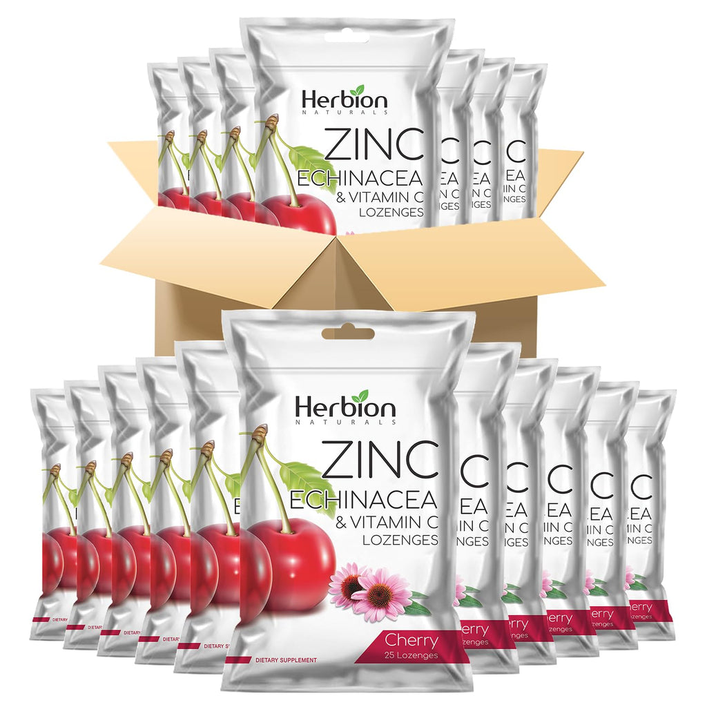 Herbion Naturals zinc lozenges for immune support