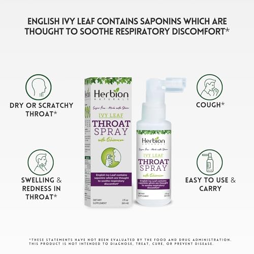 HERBION throat spray for easy swallowing