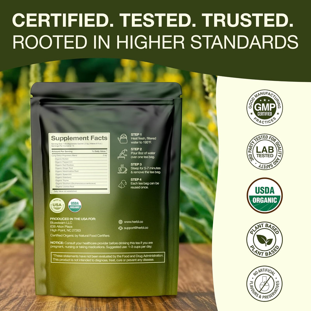 herbl organic tea for everyday use