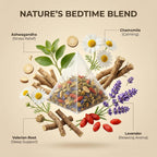 Herblight tea for nighttime relaxation
