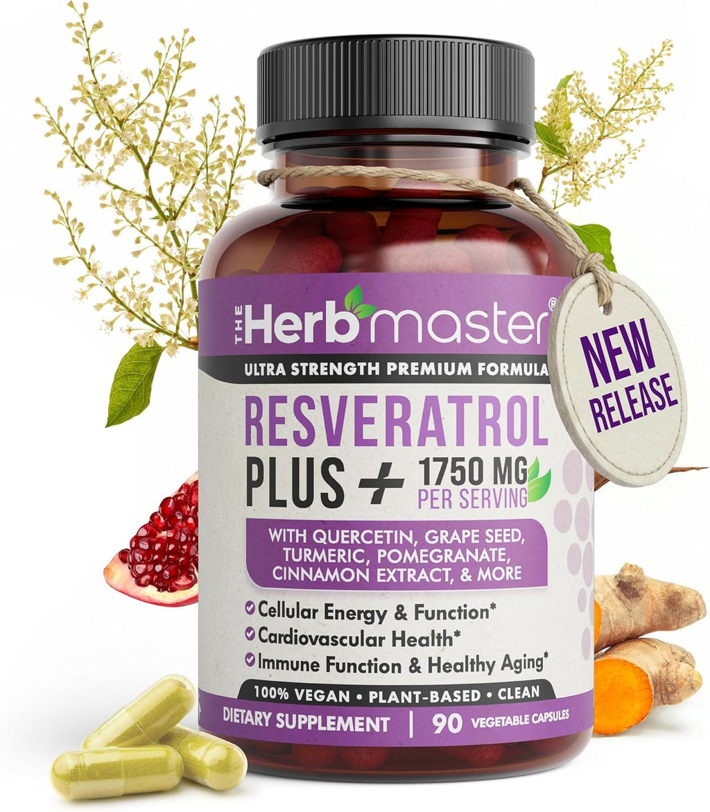 HERBMASTER Resveratrol Plus antioxidant support