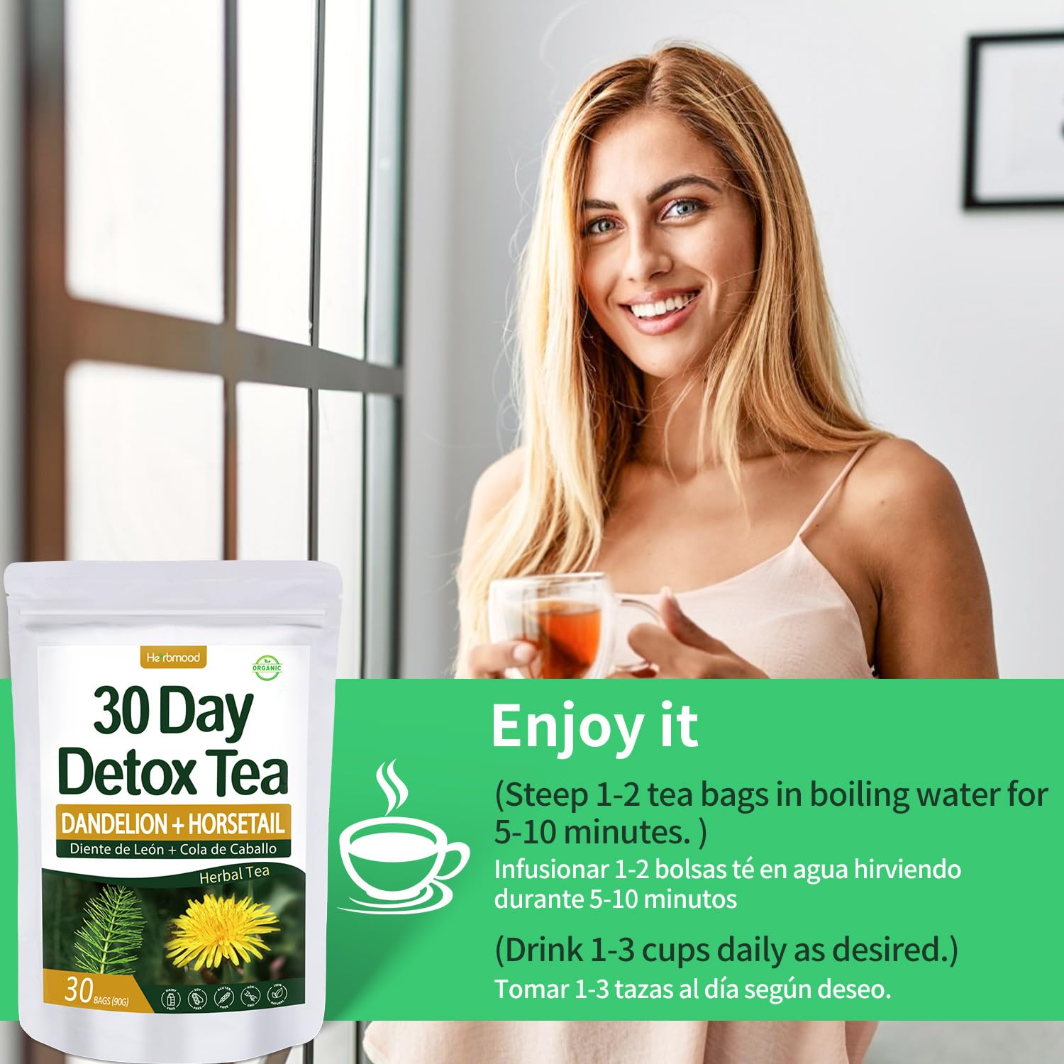 Herbmood herbal detox tea experience
