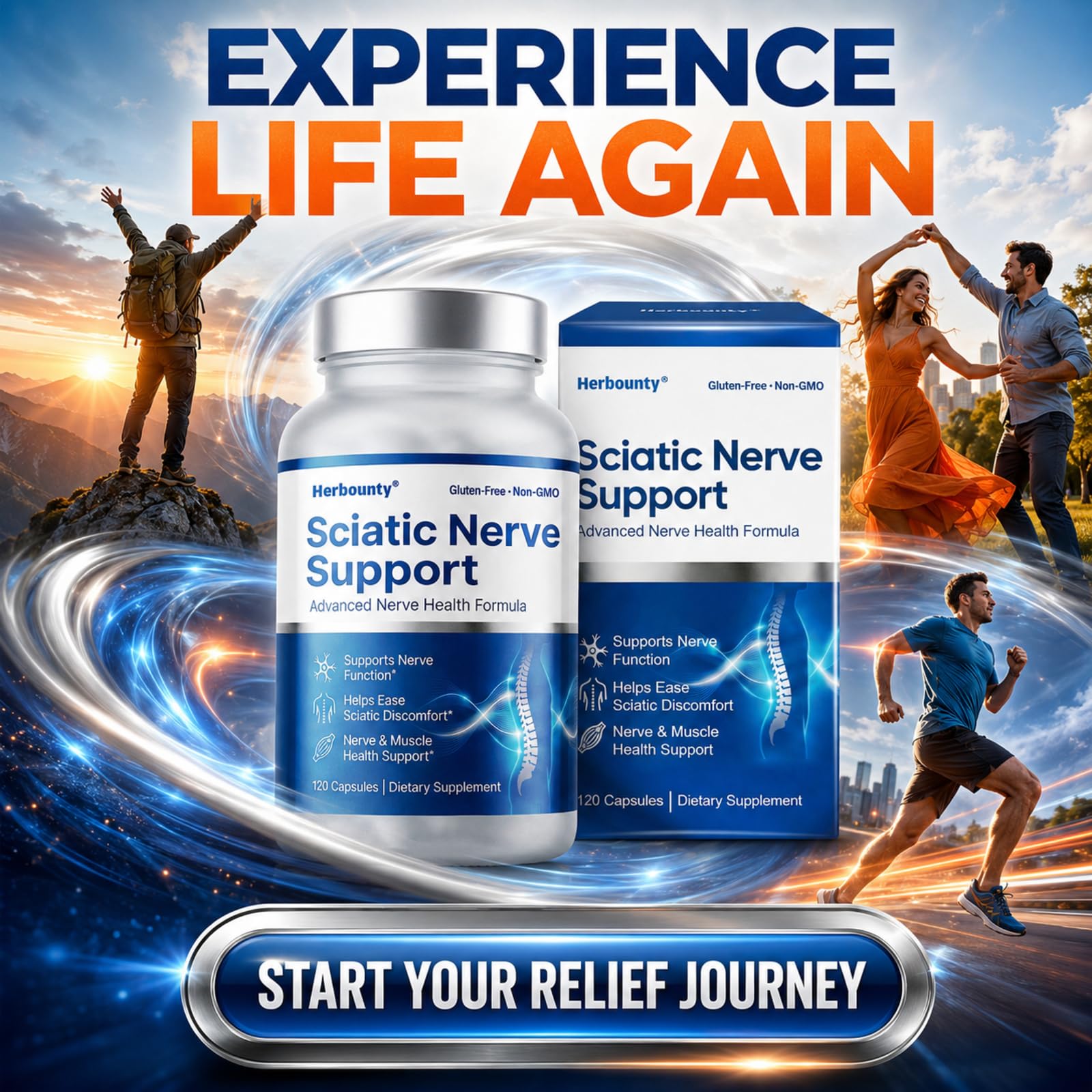 Herbounty dietary supplement for nerve wellness