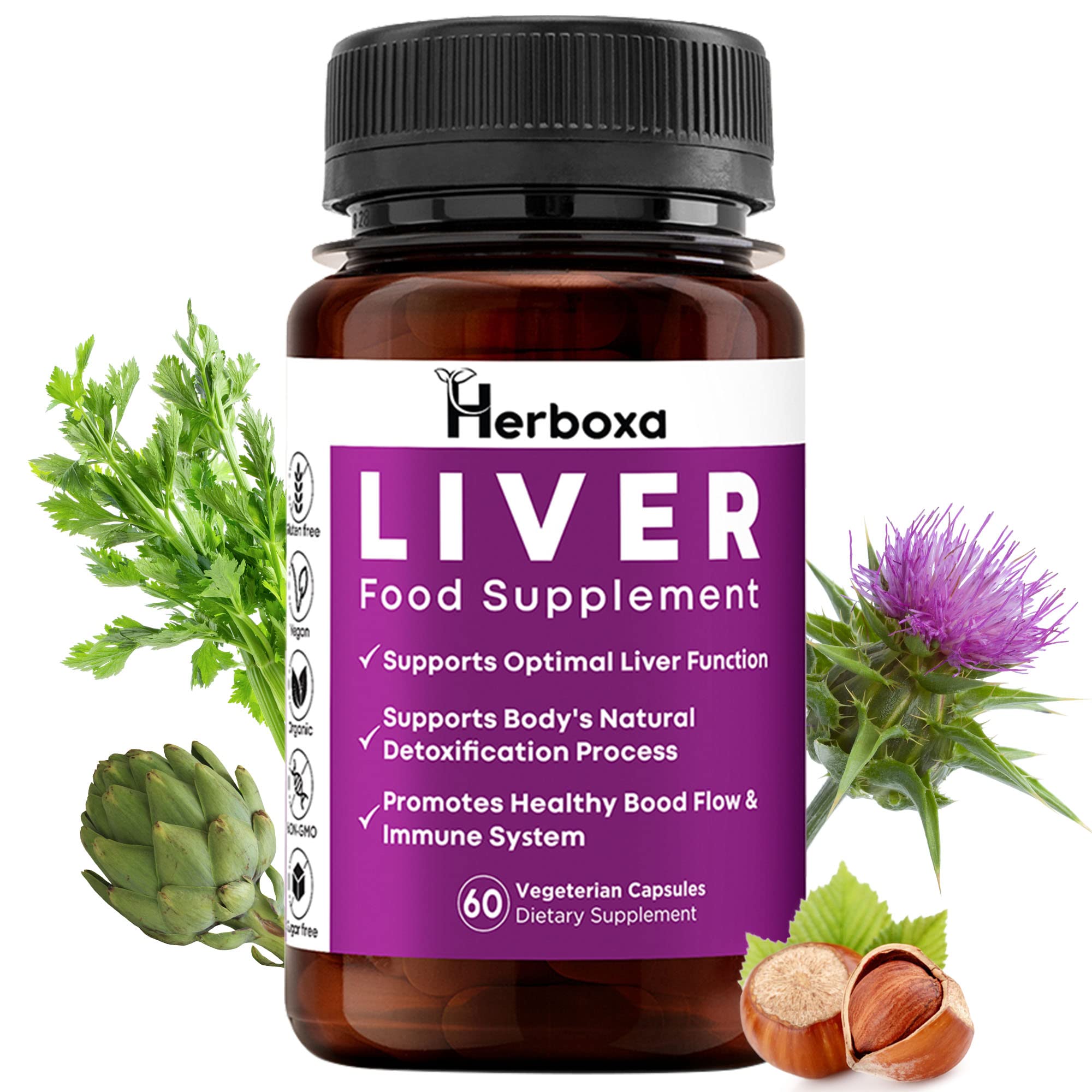 Herboxa milk thistle liver support