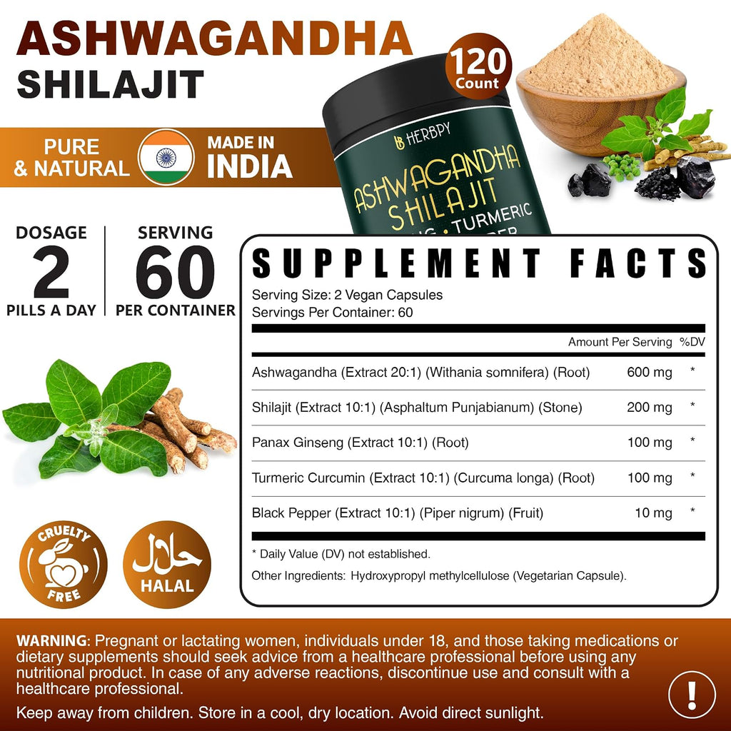 Herbpy ashwagandha for overall wellness