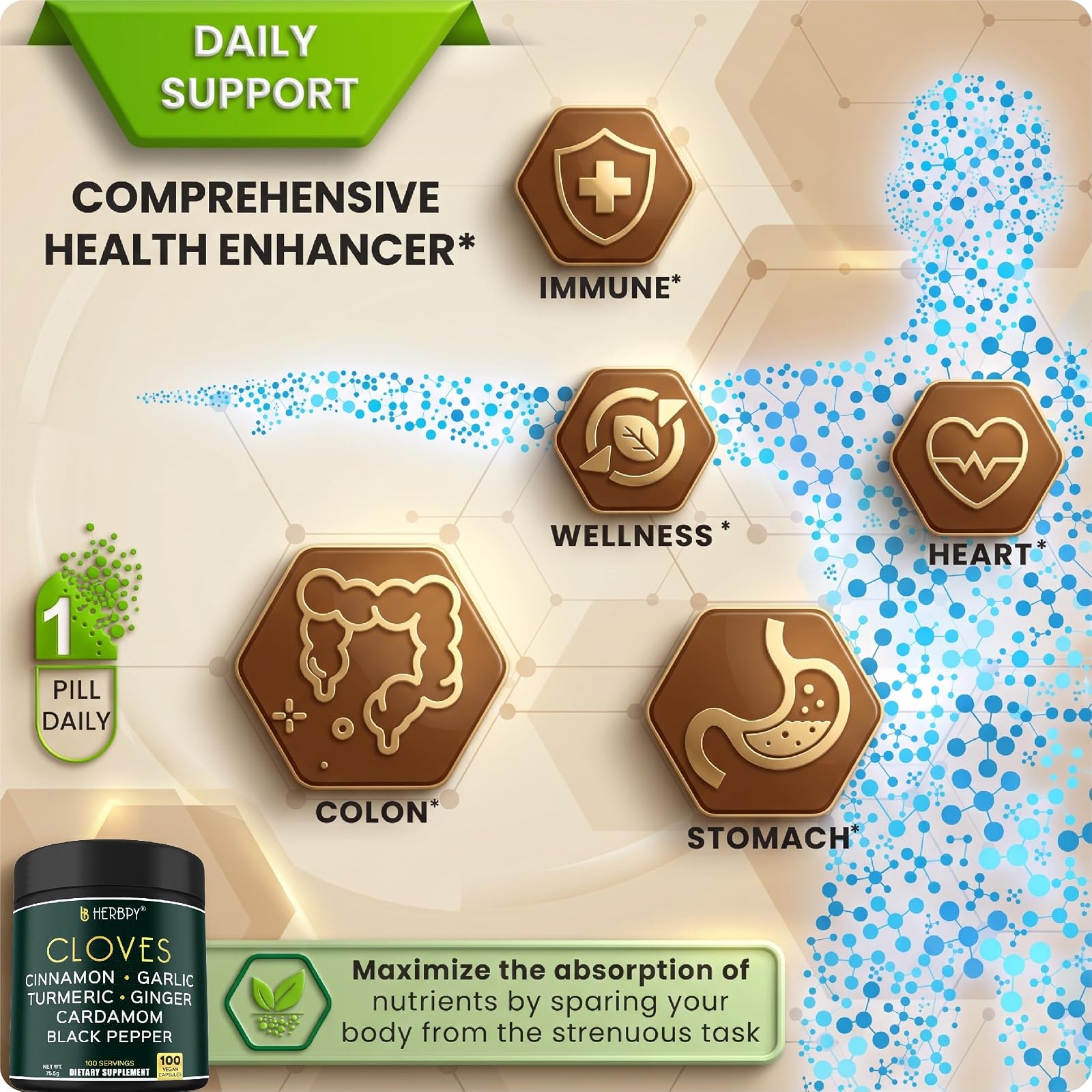 Herbpy clove multivitamin for women
