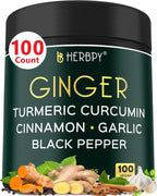 Herbpy ginger turmeric health capsules
