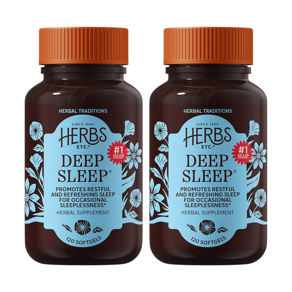 Herbs Etc. melatonin softgels for restful sleep