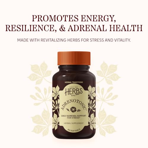 Herbs Etc. softgels for stress relief