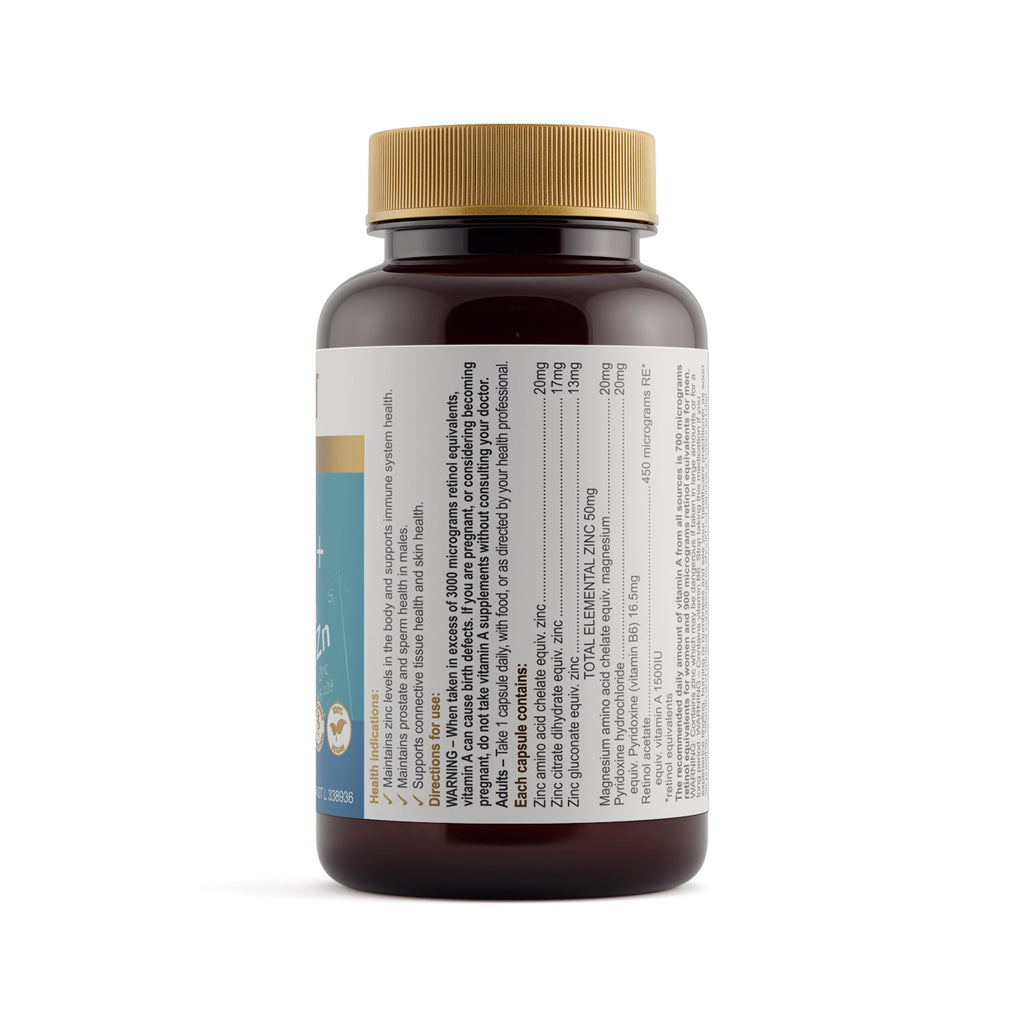 Herbs of Gold Ultra Zinc benefits