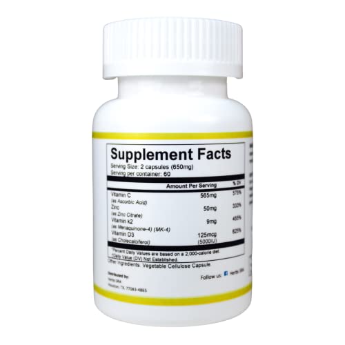 Herbs SRA blended vitamin capsules for wellness