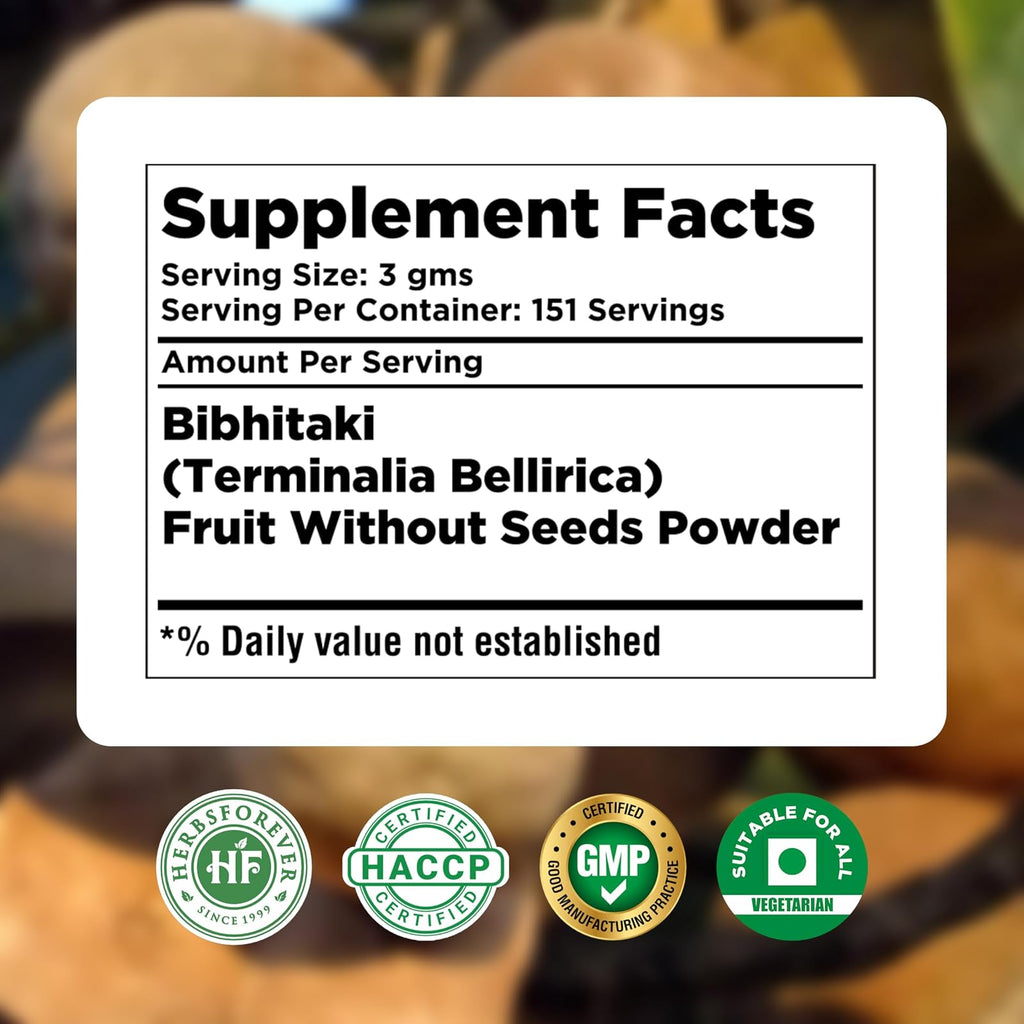 HerbsForever Bibhitaki for gut wellness