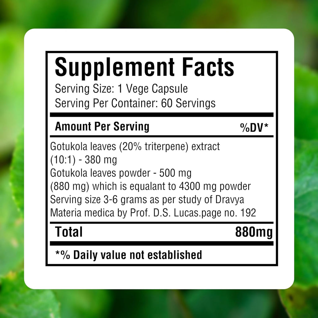 Herbsforever Gotu Kola 800 mg