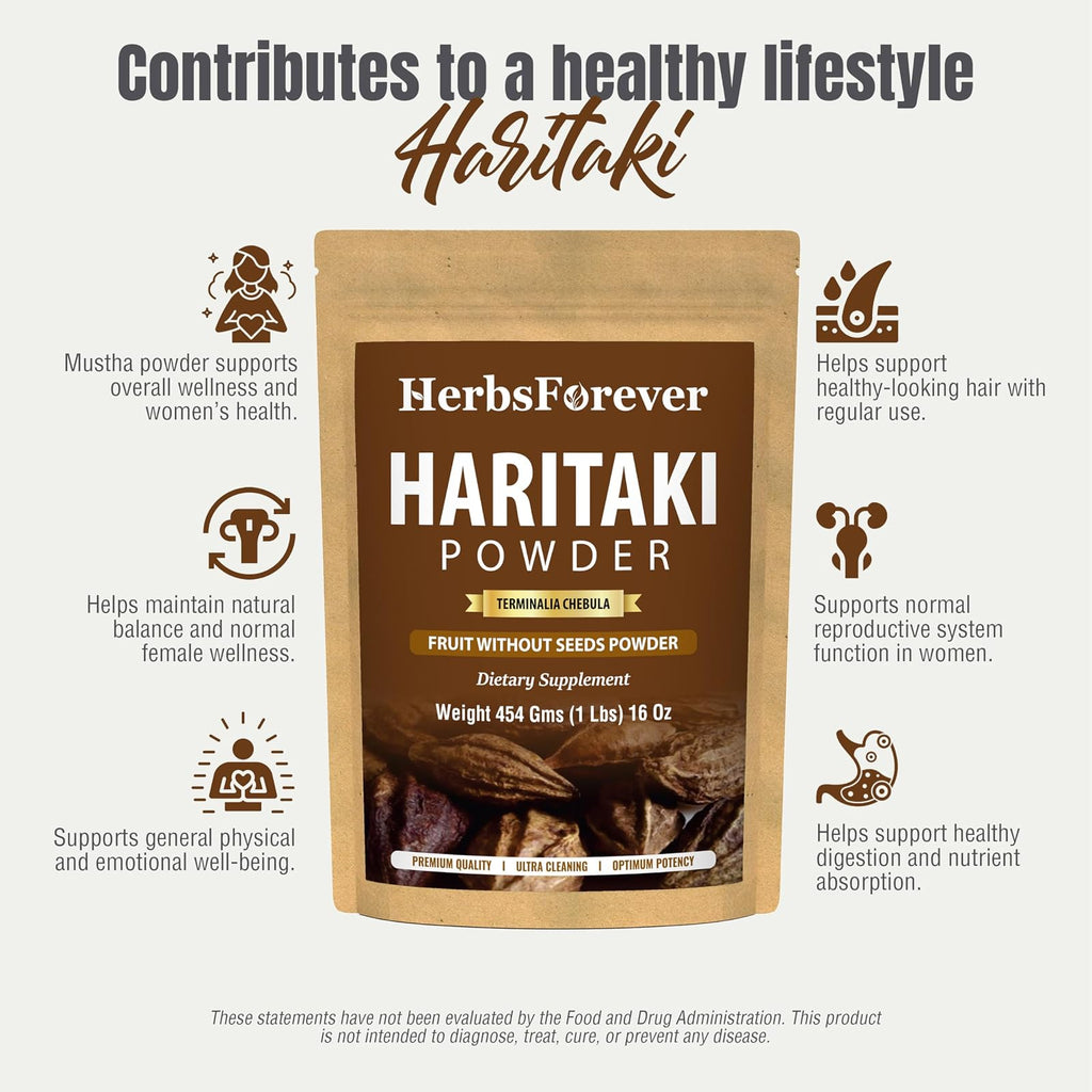 HerbsForever Haritaki for immune boost