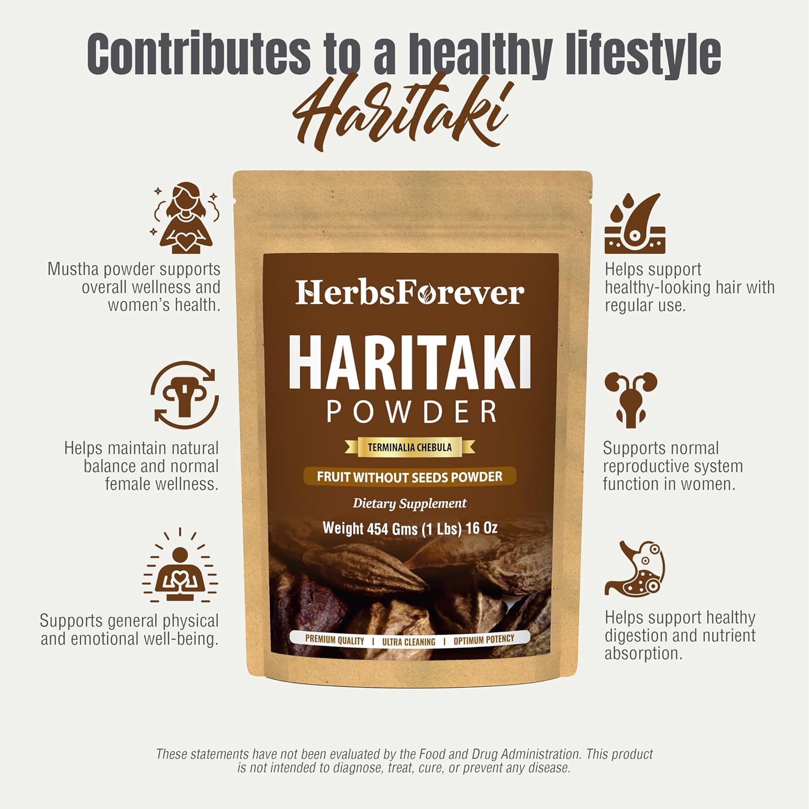 HerbsForever Haritaki for immune boost