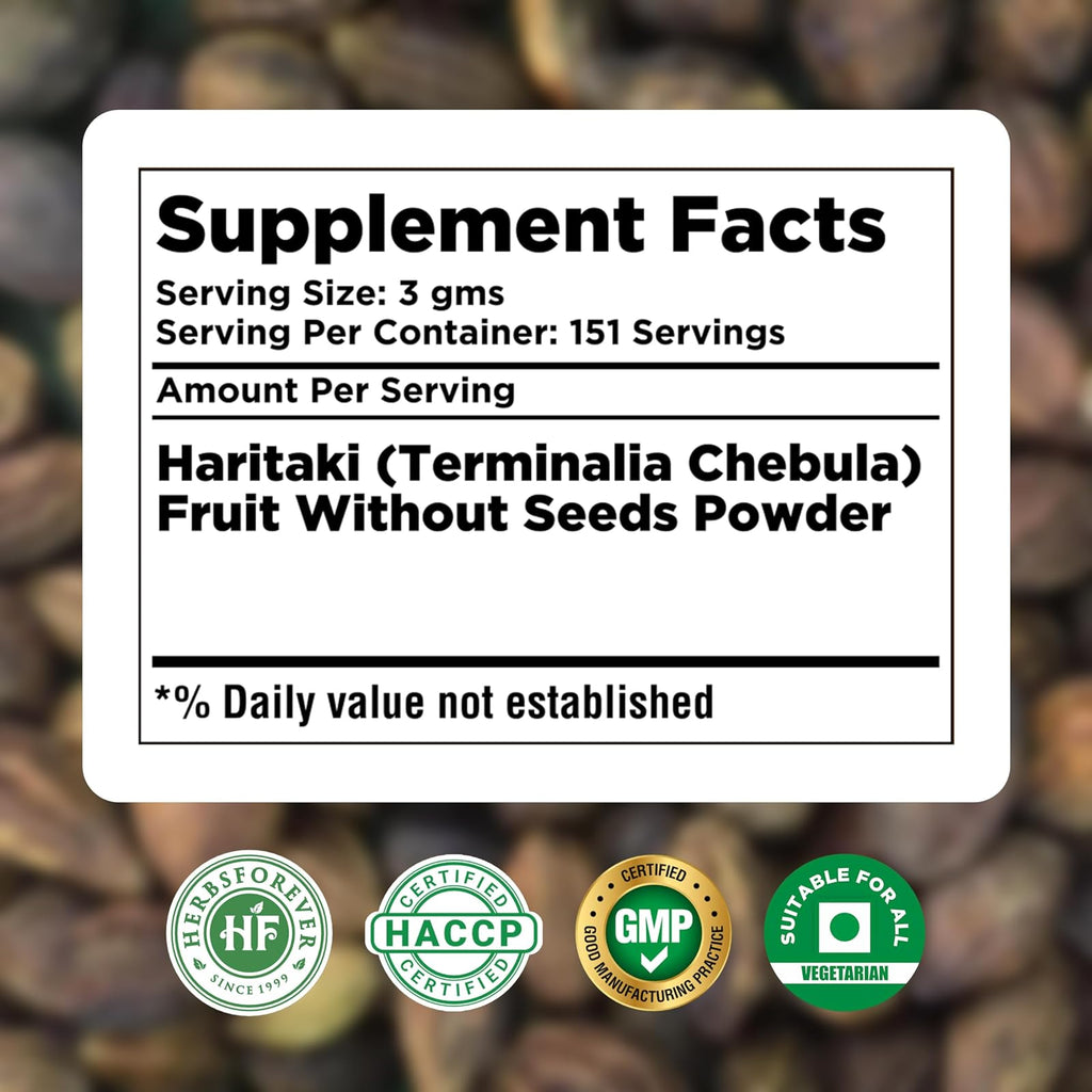 HerbsForever Haritaki for natural energy
