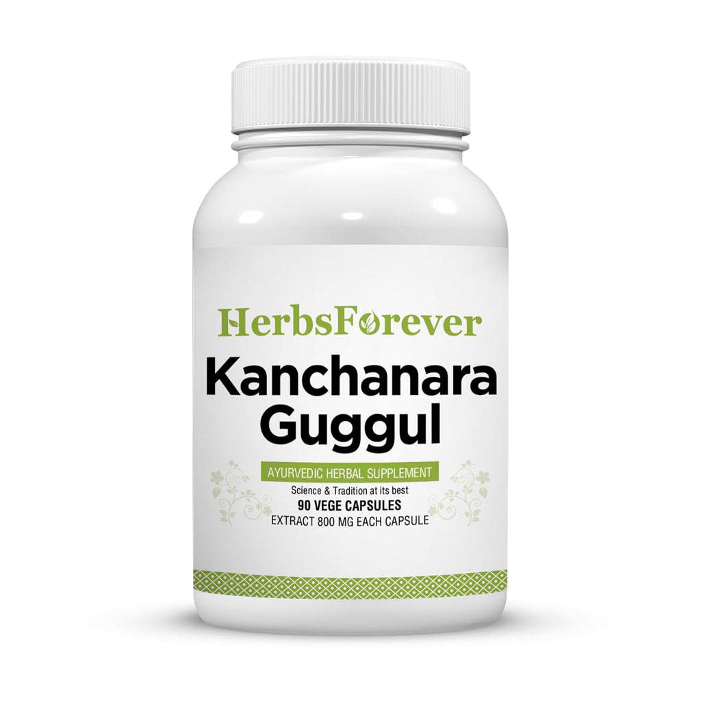 Herbsforever Kanchnara Guggul capsules for thyroid health