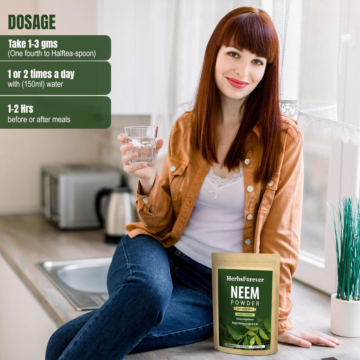 Herbsforever Neem Powder for acne treatment