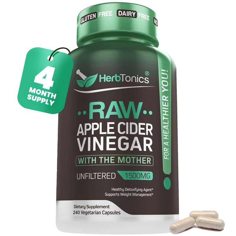 Herbtonics apple cider vinegar capsules