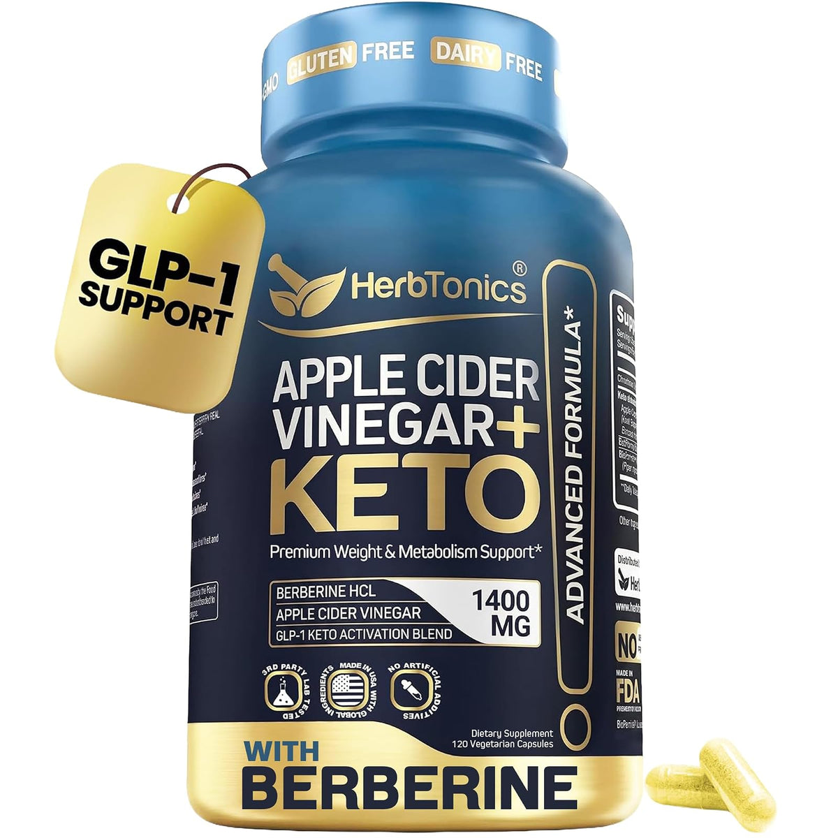 Herbtonics apple cider vinegar capsules