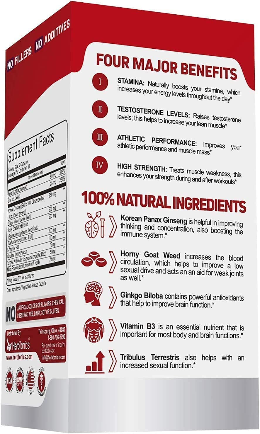 Herbtonics ginseng for overall wellness