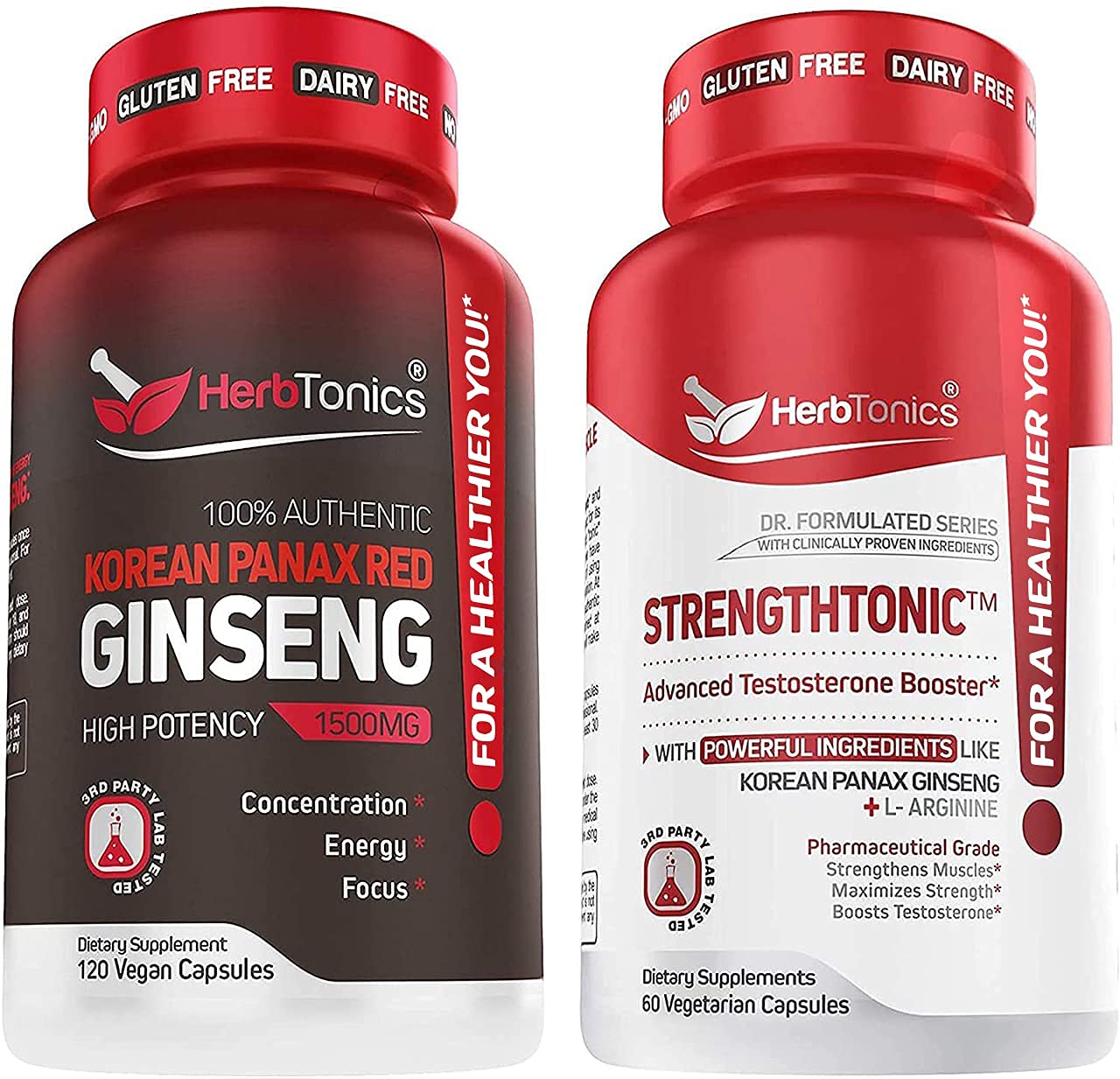 Herbtonics Korean Panax Red Ginseng benefits