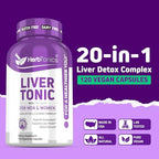 Herbtonics vegan liver cleanse supplement