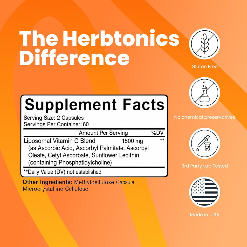 Herbtonics vitamin c for immune support