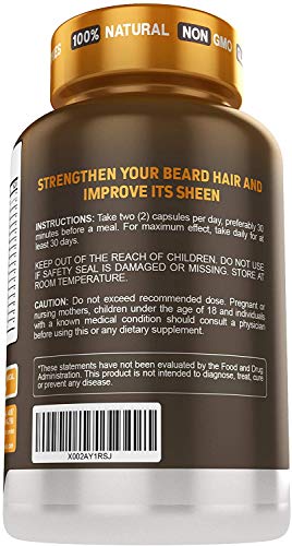 Herbtonics vitamins for fuller facial hair