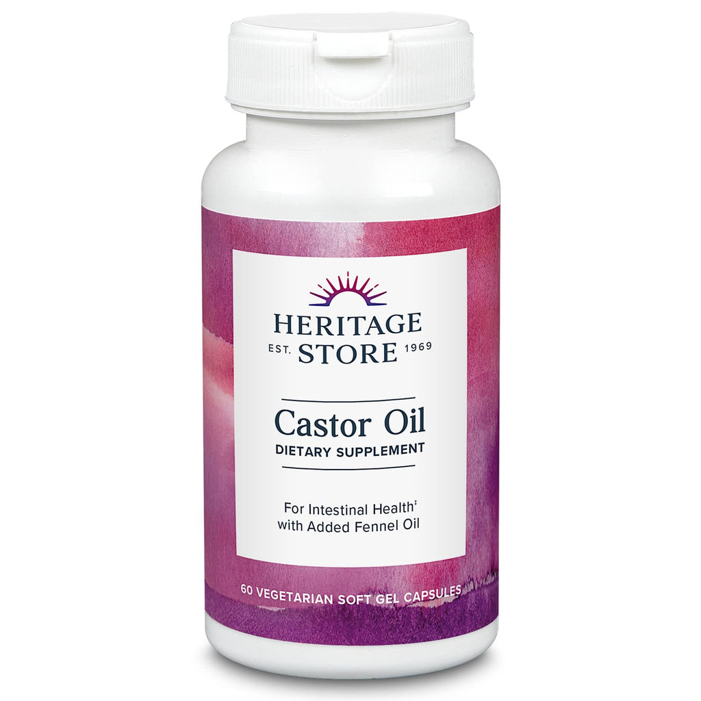HERITAGE STORE castor oil softgels