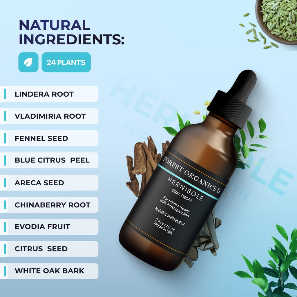 Hernisole herbal drops for wellness