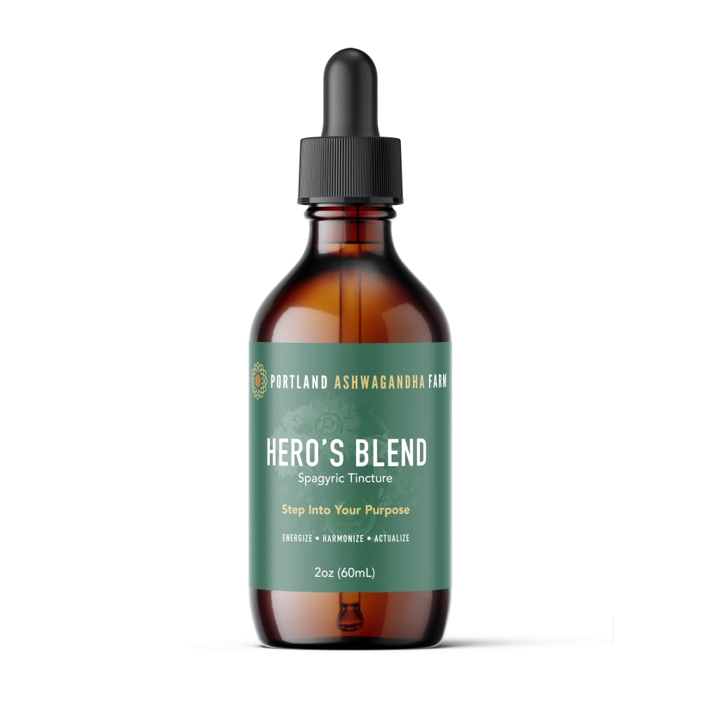 Hero's Blend herbal tincture for energy
