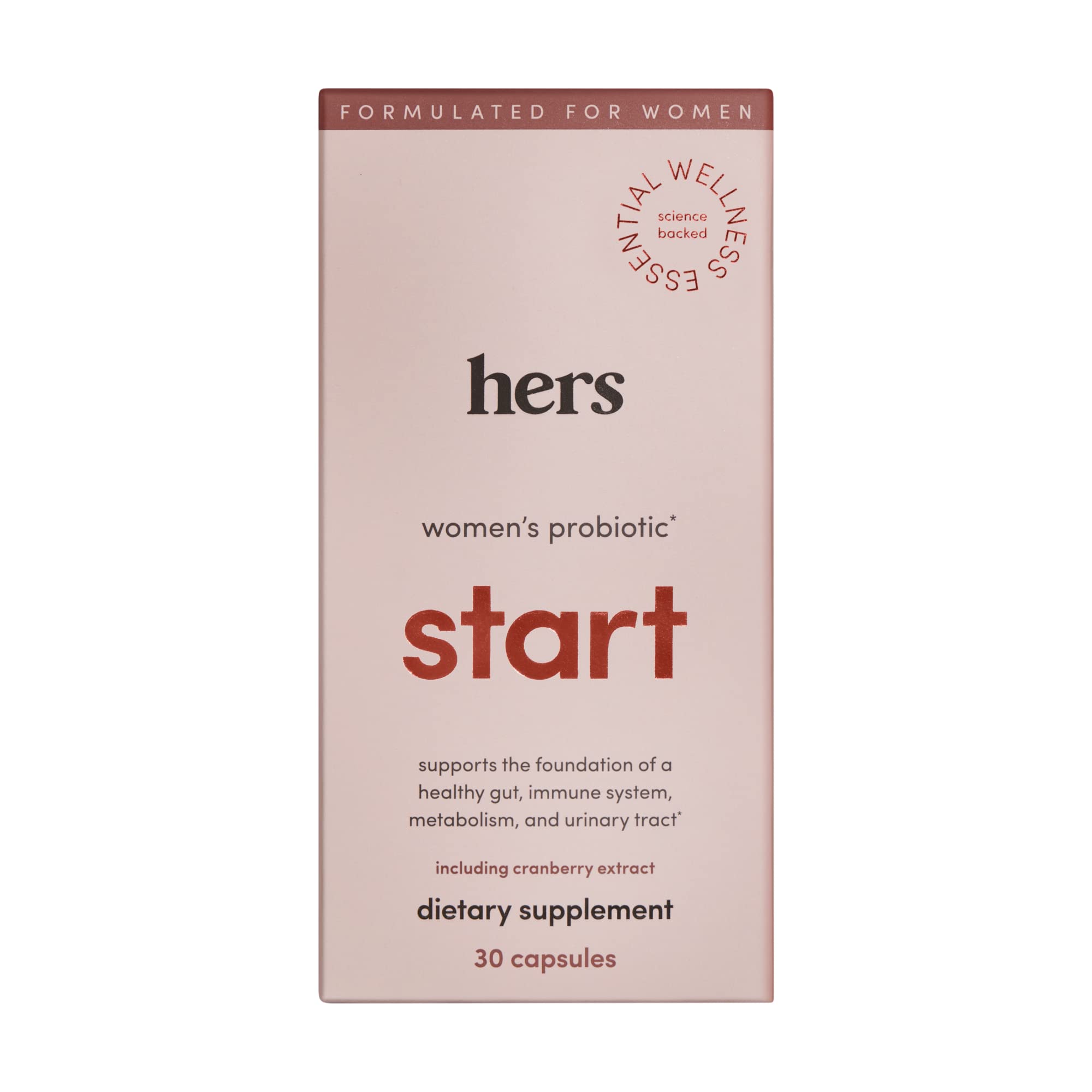Hers Start blended vitamin & mineral supplements