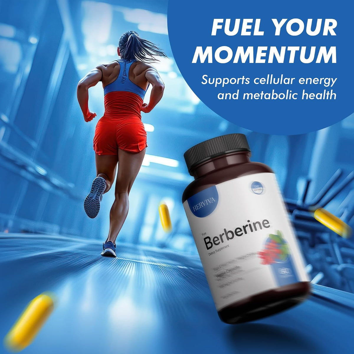 HERVIVA Berberine capsules for wellness