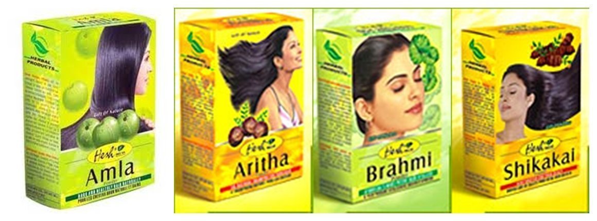 Hesh herbal powder for hair care