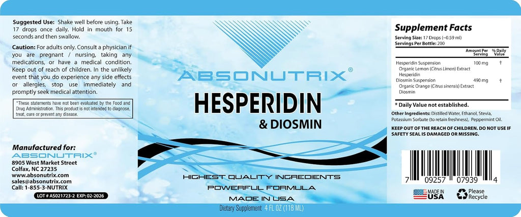 Hesperidin Diosmin for enhanced wellness