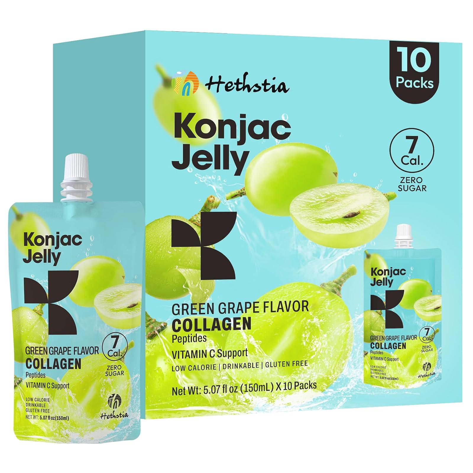 Hethstia Konjac Jelly green grape