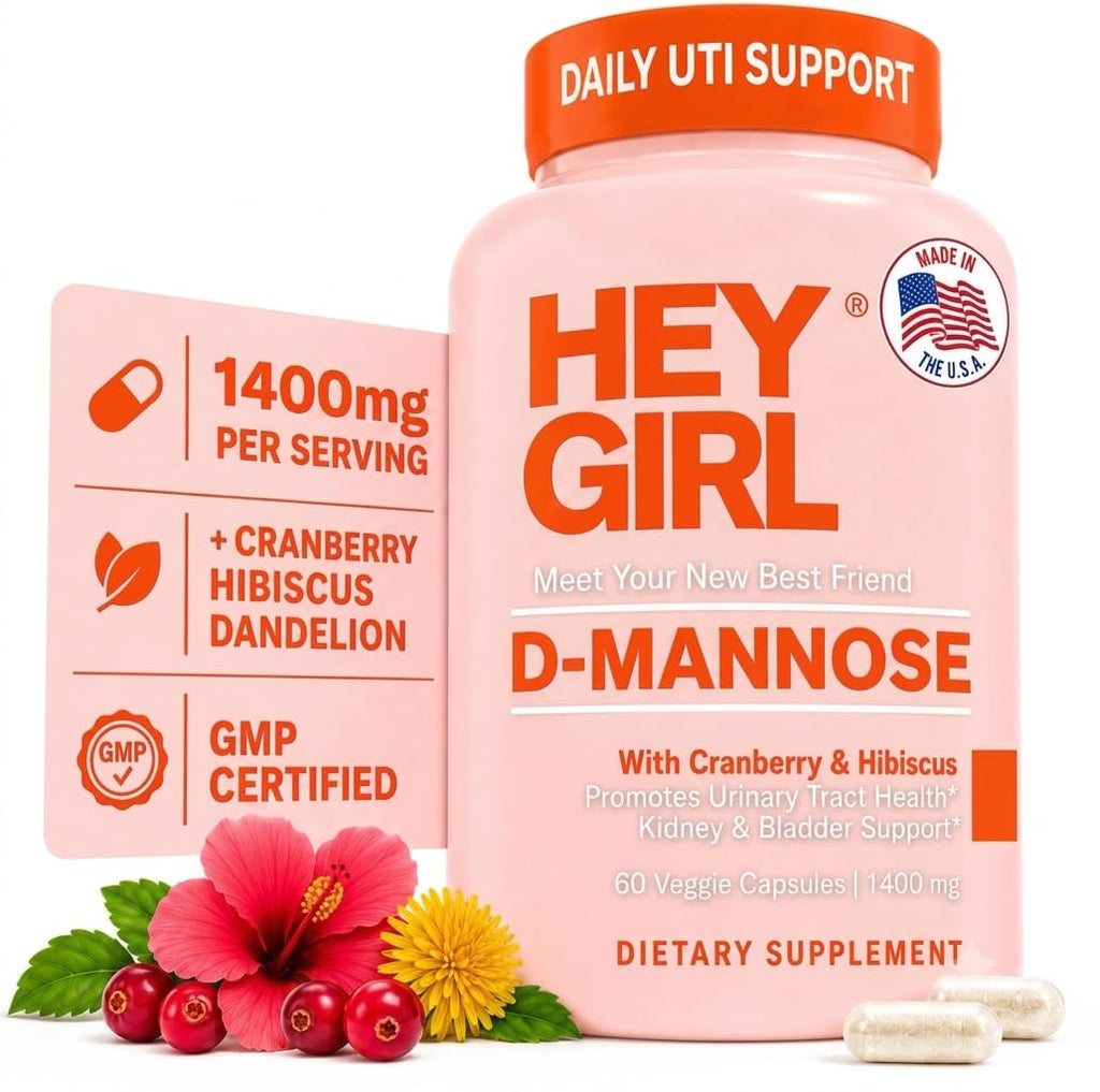 Hey Girl D Mannose vegan capsules