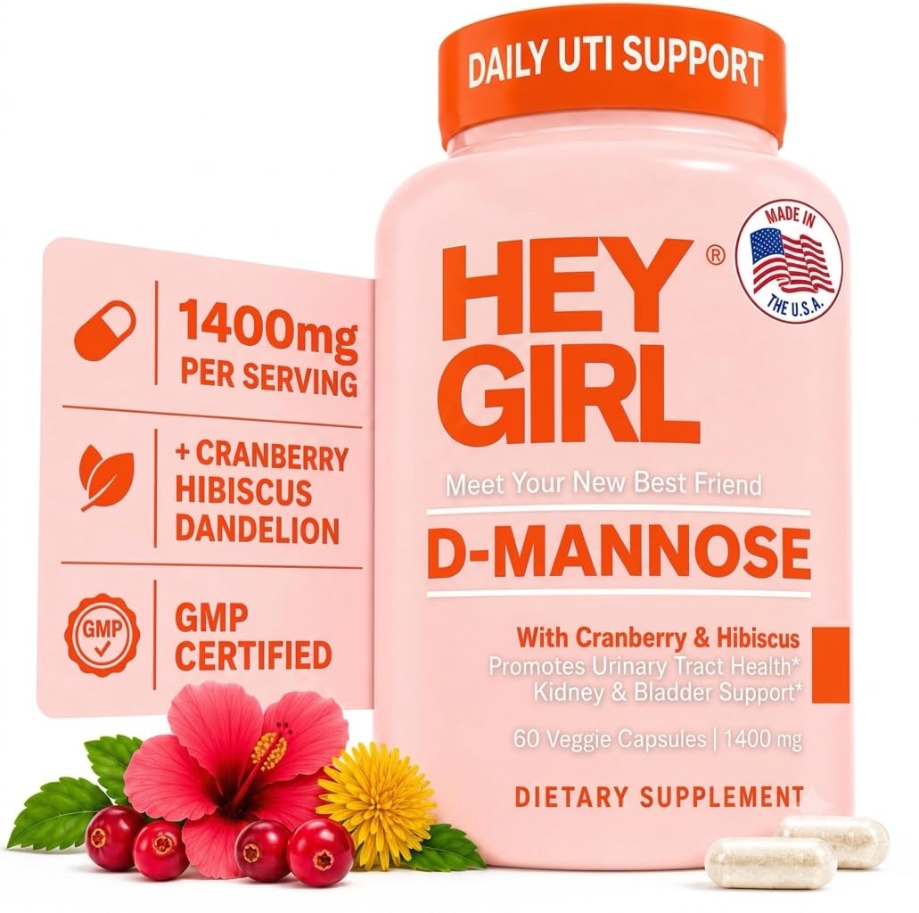 Hey Girl D Mannose vegan capsules