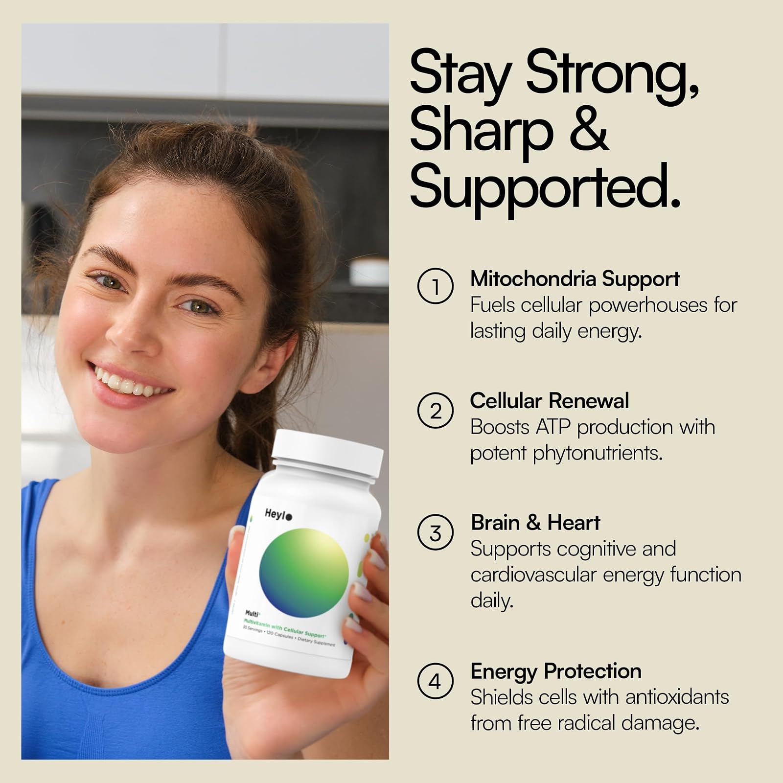 Heylo multivitamins for energy support