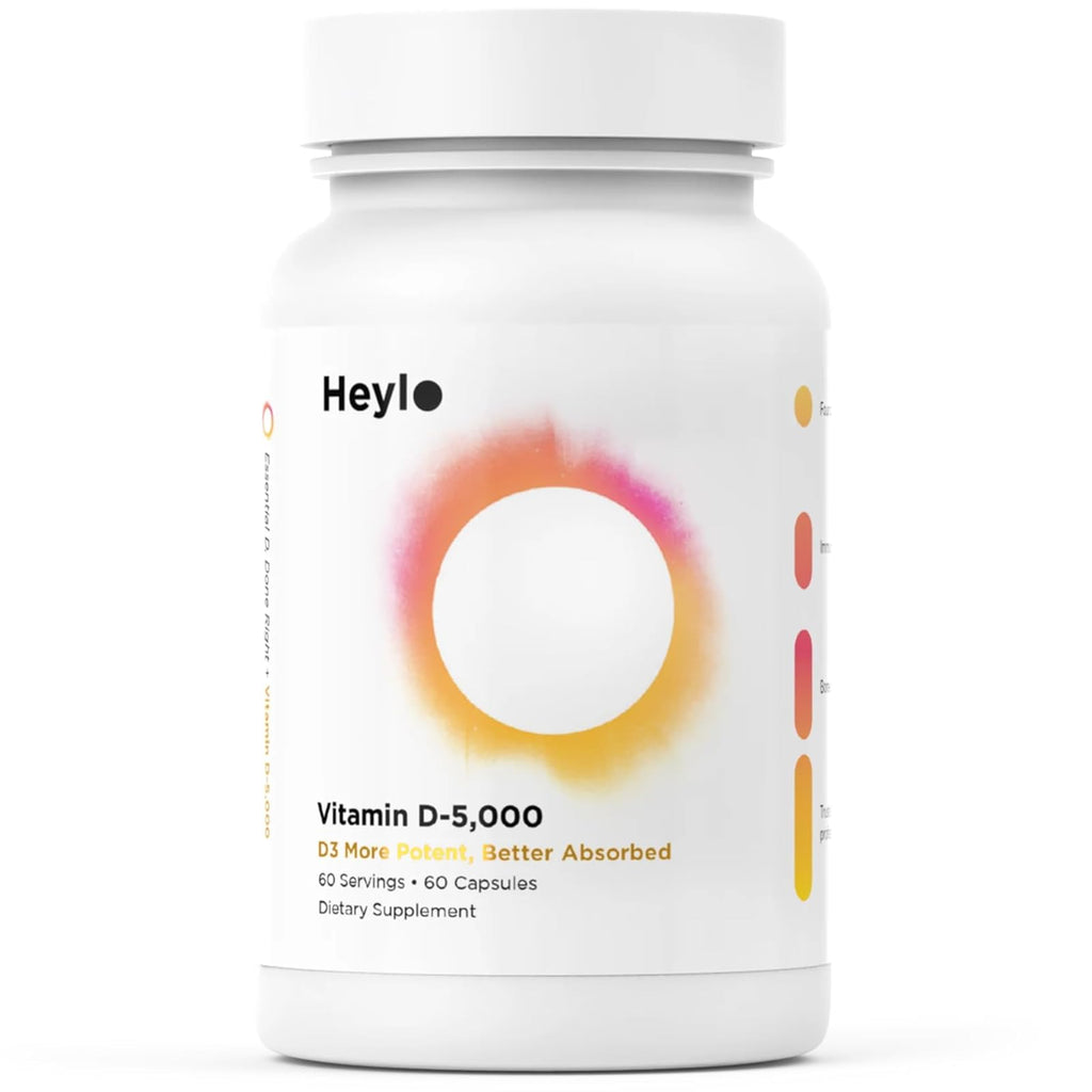 Heylo Vitamin D3 5000 IU capsules
