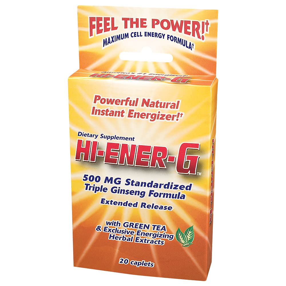 Hi-Ener-G ginseng energy booster