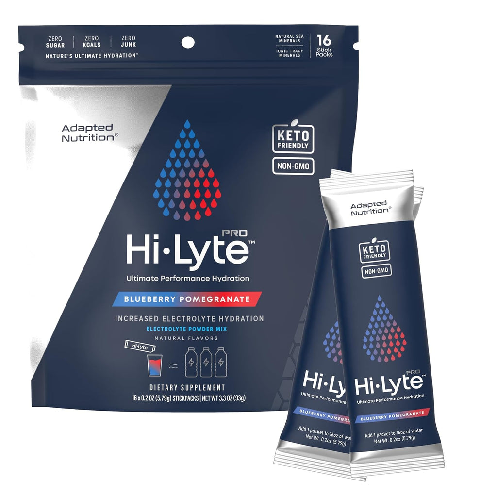 Hi-Lyte electrolyte packets for hydration