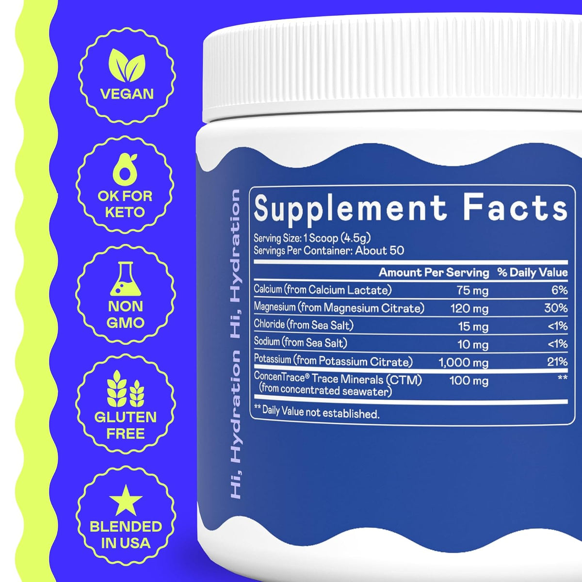 Hi-Lyte electrolyte powder for recovery