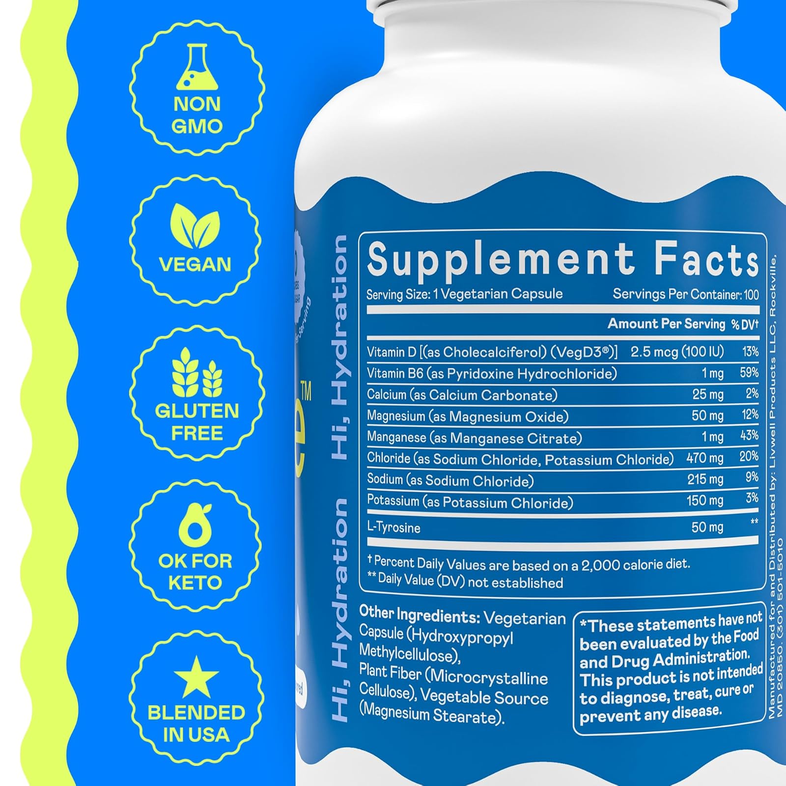 Hi-Lyte electrolyte powder for workouts