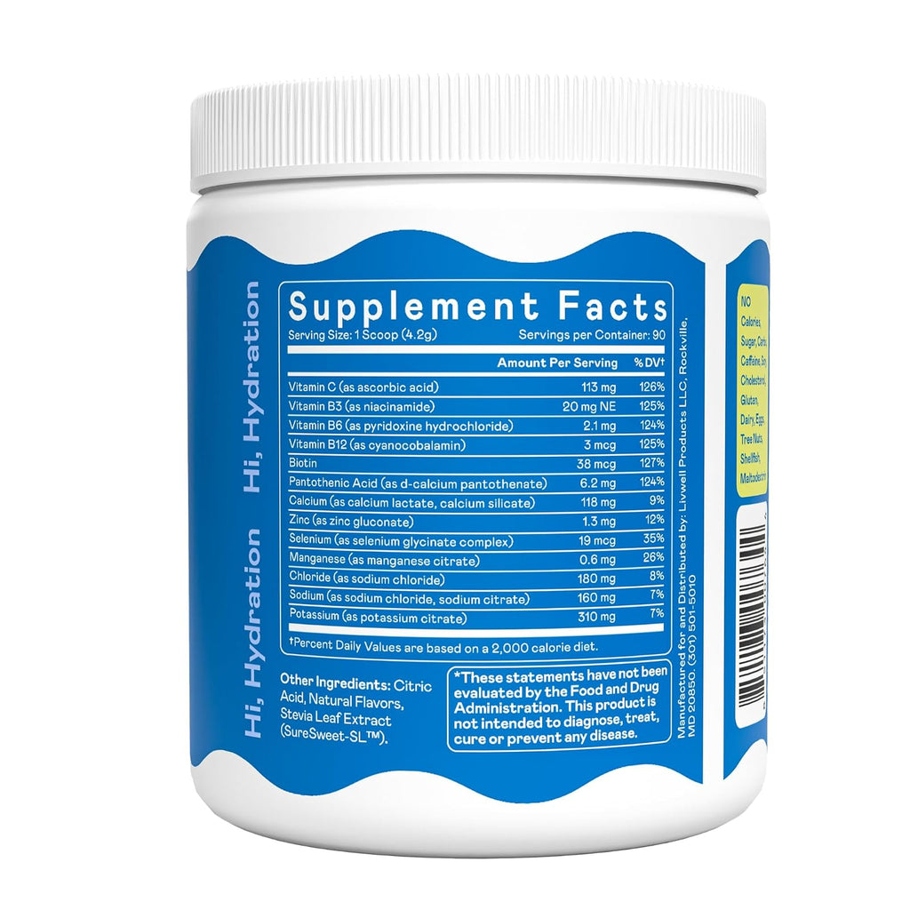 Hi-Lyte electrolytes for active lifestyle
